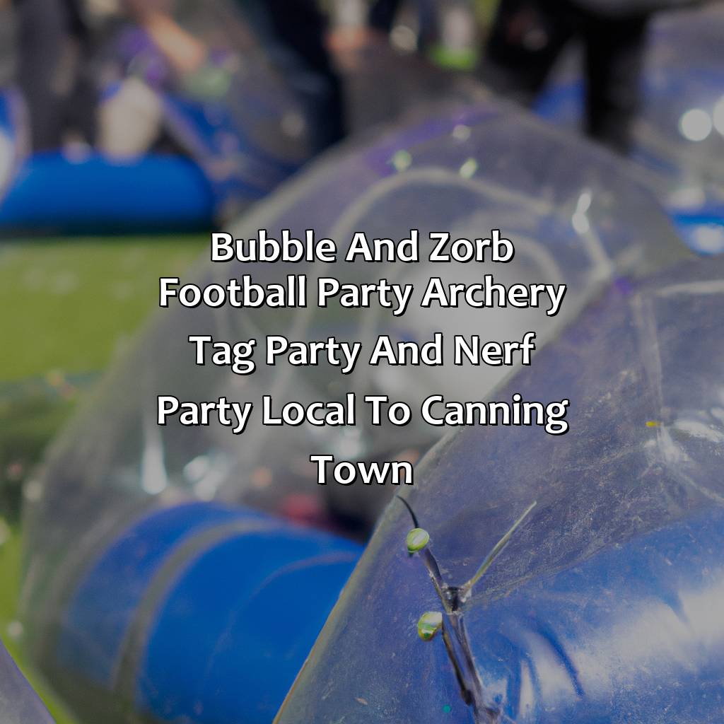 Bubble And Zorb Football Party, Archery Tag Party, And Nerf Party Local ...
