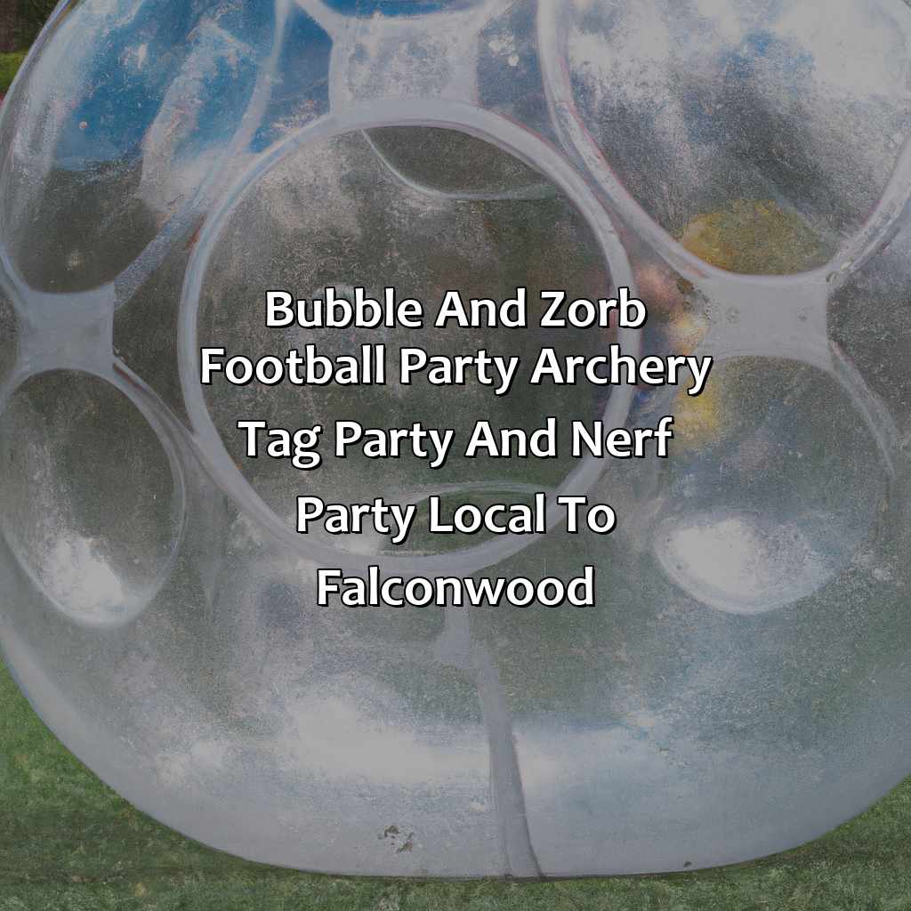 Bubble And Zorb Football Party, Archery Tag Party, And Nerf Party Local ...