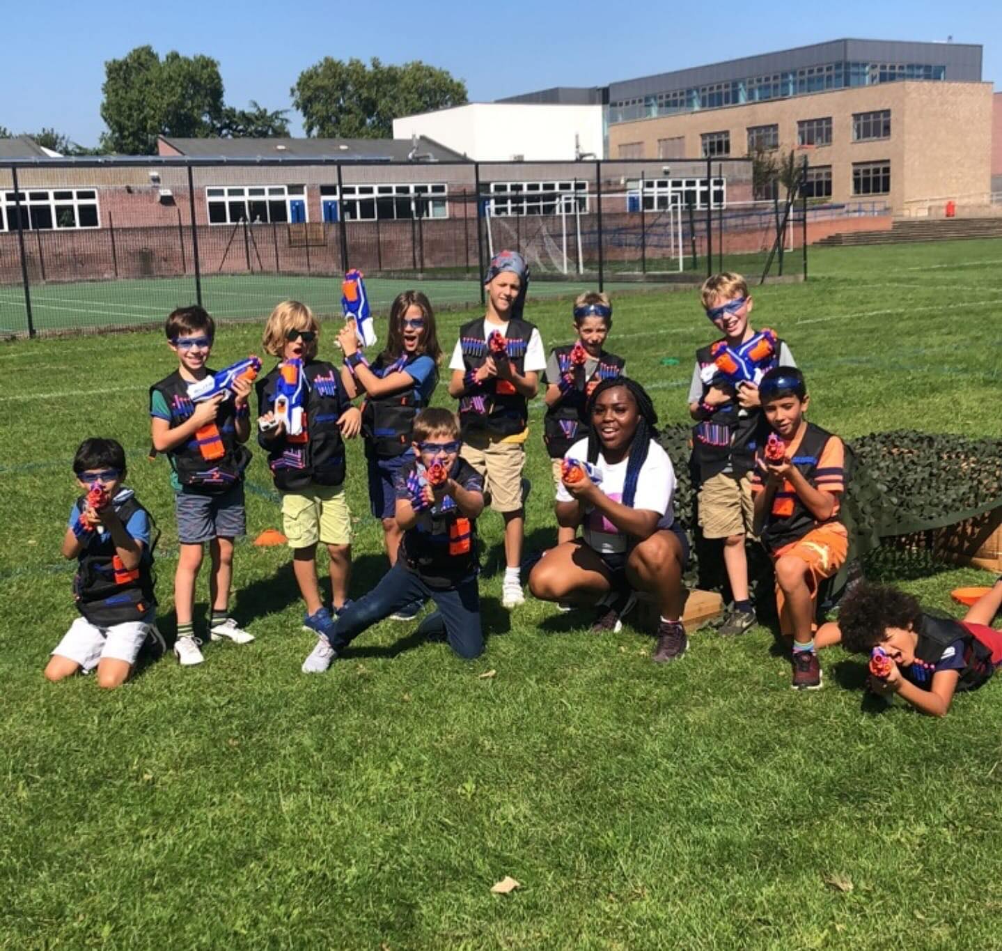 Perfect End-of-Year School Party: Zorb Football and Nerf Gun Party ...